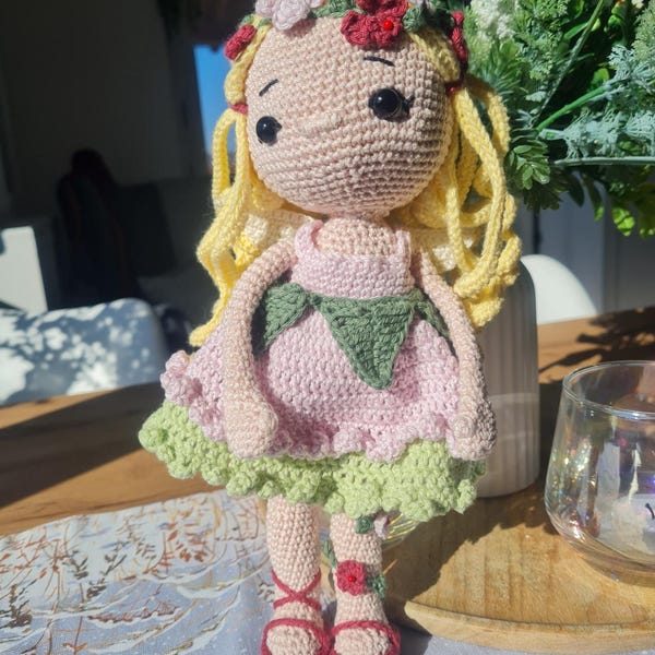Fairy Girl Lila English Pattern - Etsy