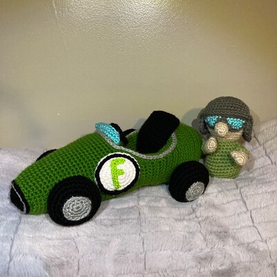 Racing Car PDF Crochet Pattern - Etsy