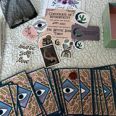 The Mystic Soul Tarot and Cloth Bundle - Etsy