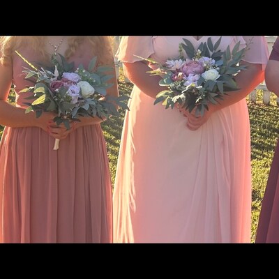 Wedding Bouquet, Dusty Rose Bridal Bouquet, Dusty Rose Wedding Bouquet ...