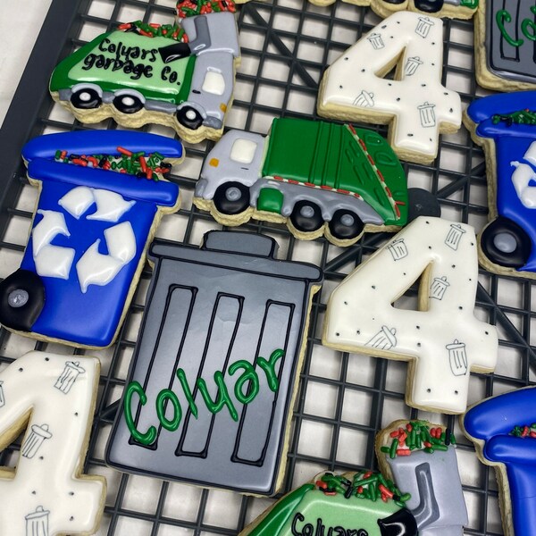 Recycling Cart or Recycling Can Cookie Cutter and Fondant Cutter and ...