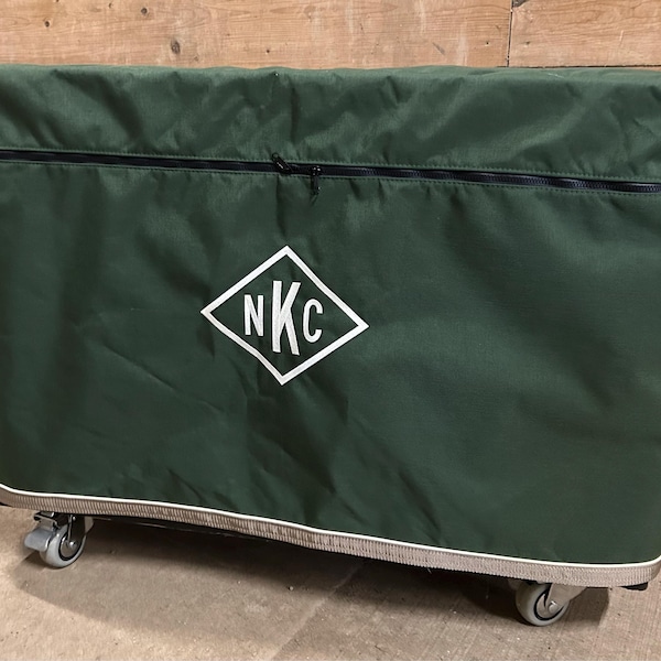 Customized Tack Trunk Cover With Zipper and Handle Flaps, Padded Top ...