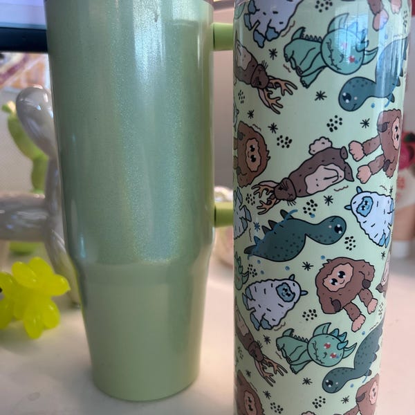20 Oz Coquette Cryptid Critters Stainless Steel Tumbler| Cute Monster ...