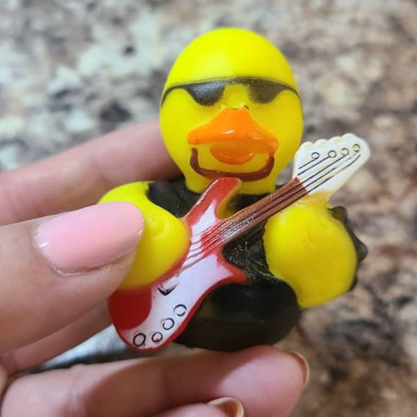 Yellow Food Themed Rubber Duck Ducks - Hamburger Taco Hot Dog Fries ...