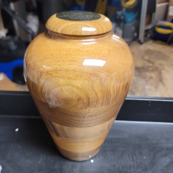 Rectangle Urn With Tree of Life Urn Ashes Box Casket Box Wooden Urn Box ...