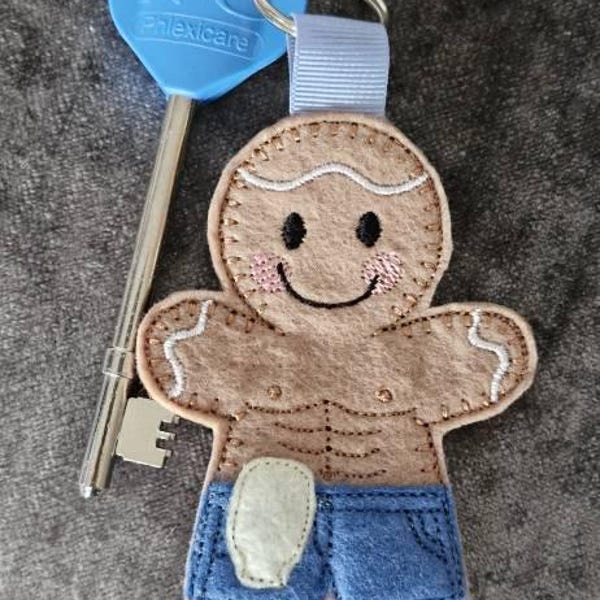 OPTICIAN GIFT NHS Gingerbread Cute Character Bag Tag Hanging Decoration ...