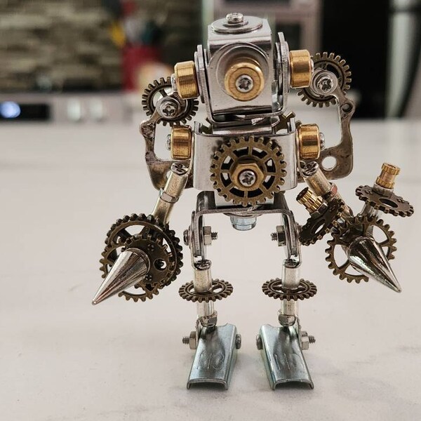 Steampunk Mechanical Mecha Insect Ant Metal Bug Sculpture Handmade ...