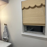 Bamboo Shades With Valance, Bamboo Fold up Shades, Designer Window ...