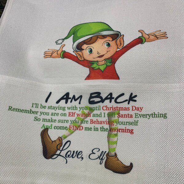 I Am Back Elf Png, Elf Png, Christmas Sublimation Png, Digital Download ...