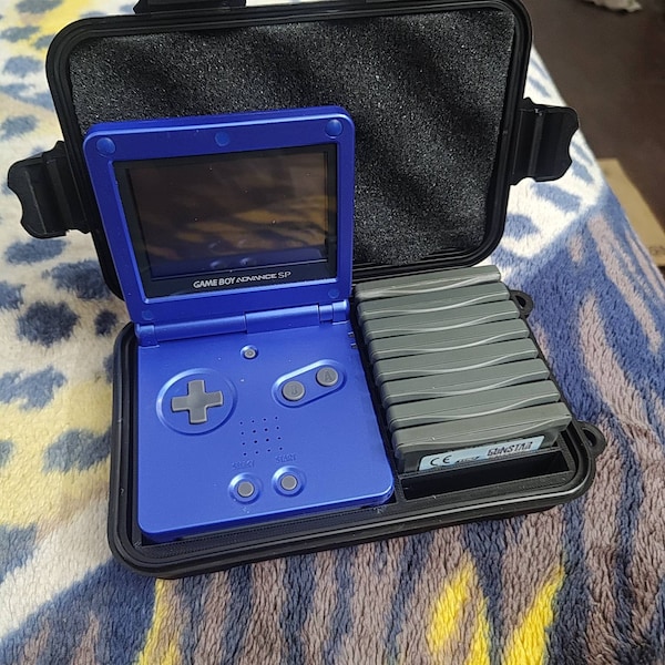 Protective Carrying Case for Gameboy Advance SP | SENACLLC | Holds 12 ...