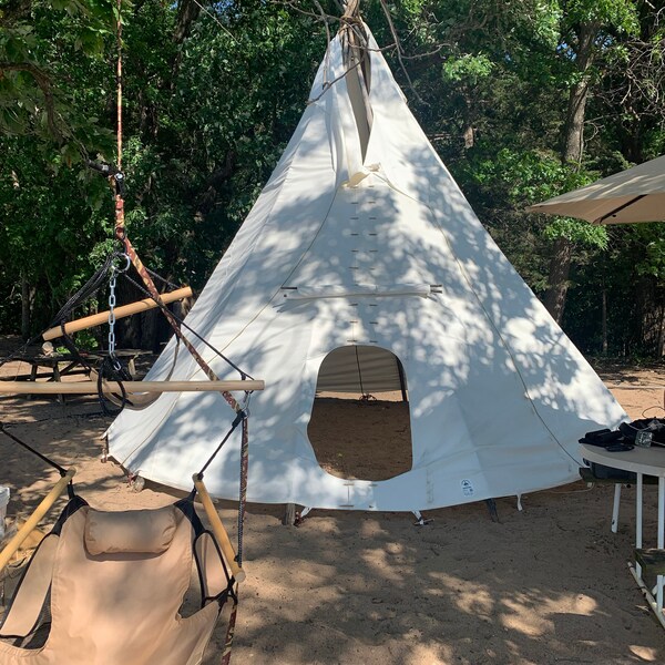 Tipi, Teepee, Full Size 3 M Diameter With Liner Native American Tent ...