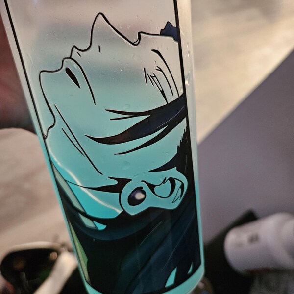 Glass Can With Straw Anime Theme Anime Lover Gift for Anime Lover Gift ...