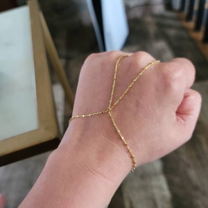 Star Hand Chain Bracelet Star Silver Wrap Bracelet - Etsy