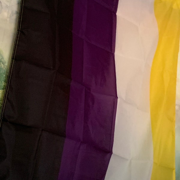 Non-binary Pride Flag 3x5 Feet - Etsy