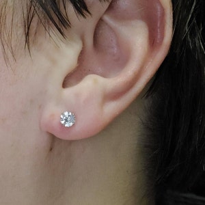 14K Yellow/white Gold Round Brilliant 8CT Solitaire AAA | Etsy