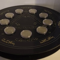 Game Over/level UP Decision Coin Decision Coin Oracle Coin 33 Mm-1.25 ...