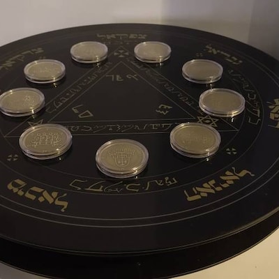 Game Over/level UP Decision Coin Decision Coin Oracle Coin 33 Mm-1.25 ...