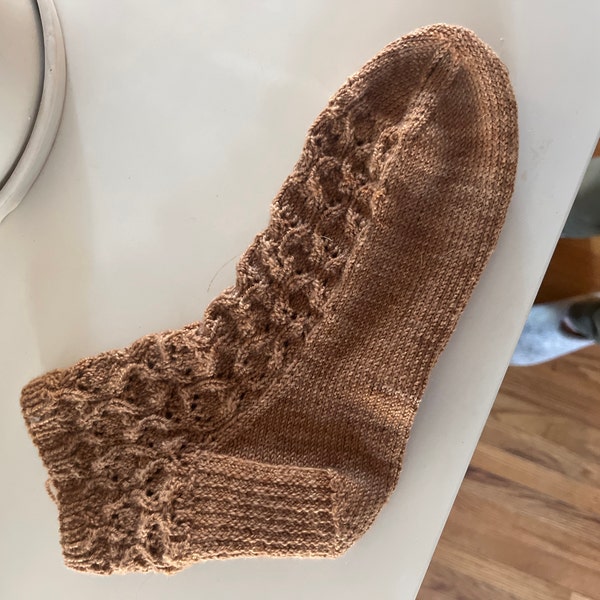 Easy Cable Sock Knitting Pattern ~ Beginner Friendly ~ the Cider House ...