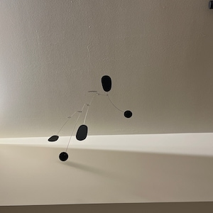 Blink Black Mobile Midcentury Modern Metal Mobile - Etsy