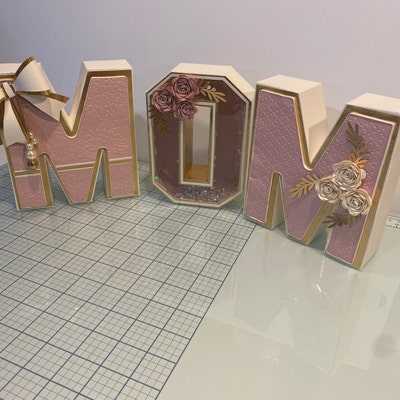 Shaker Letter 3D A Z Template, 3D Shaker SVG / STUDIO Letter Templates ...