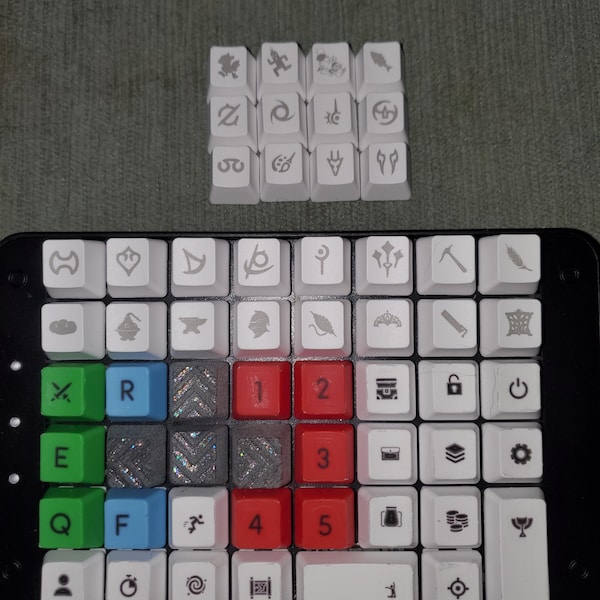 FFXIV Keycap Set, Final Fantasy Jobs Symbols - Etsy