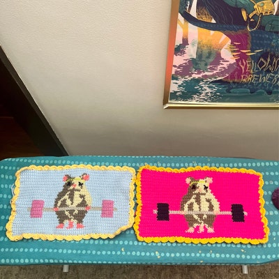 Gym Rat COMBO Crochet Tapestry Pattern PDF - Etsy