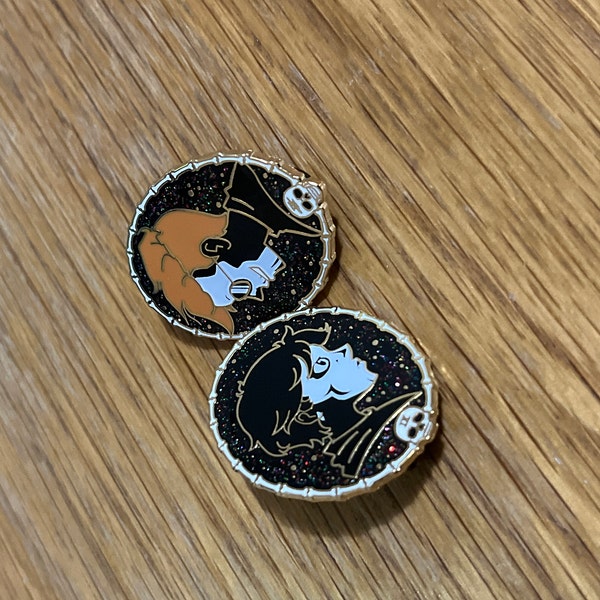 The Locked Tomb Gideon and Harrow Pins - Ninth House Enamel Pins - Etsy