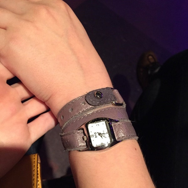 Grey Triple Wrap Leather Watch, Ladies' Grey Watch, Mother's Day Gift ...