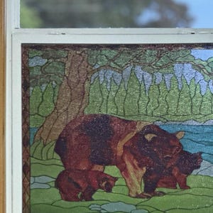 Tree of Life Privacy Windows Film Stained Glass Window Stickers Static ...