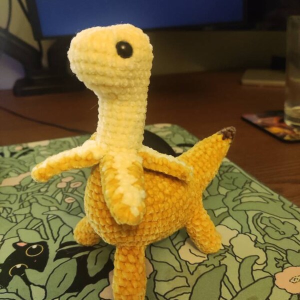 Bananasaurus and Baby Bananasaurus NO SEW Crochet Pattern Bundle - Etsy