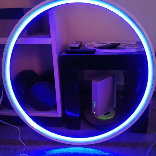 80CM Puzzle 3d-printed LED Ring Light With Direct/indirect Lighting for ...