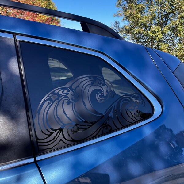 Fits 2016-2021 Honda Civic Sedan 4 Door Rear Side Windows Topographic ...