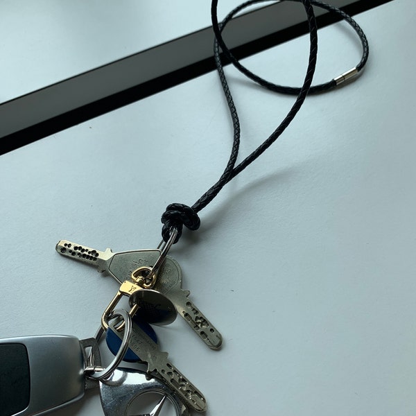 Leather Lanyard, Braided Cord, Detachable Lanyard, Badge Holder ...