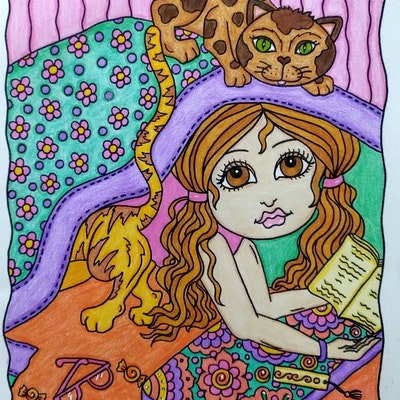 Instant Download Gothic Mermaids Coloring Book for All Ages Adult Color ...