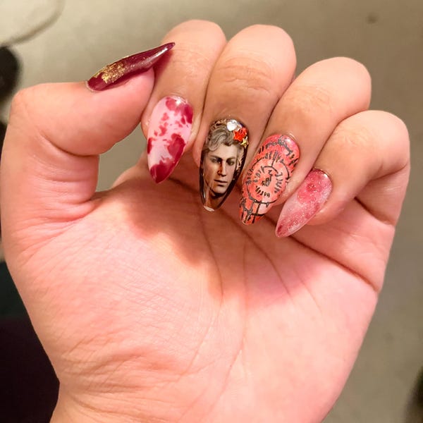 Starfall Acotar Inspired Press on Nail Set - Etsy