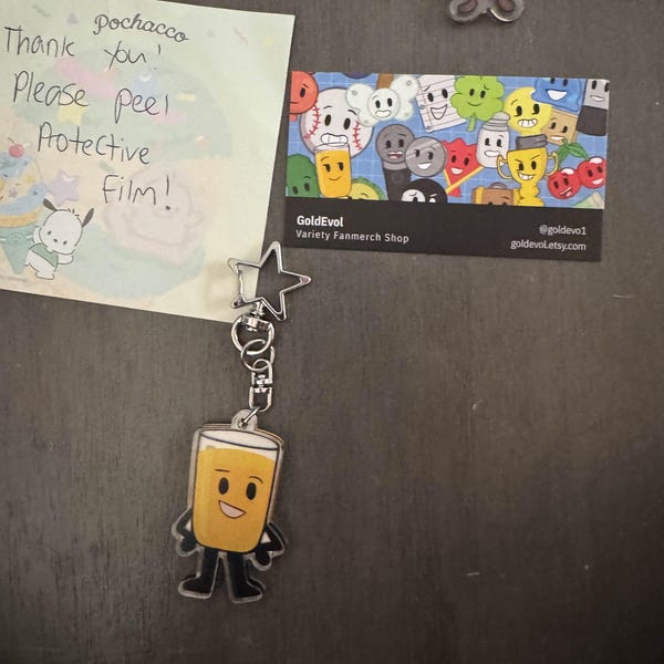 Inanimate Insanity OJ & Paper 2in Charms / Object Show Keychain - Etsy