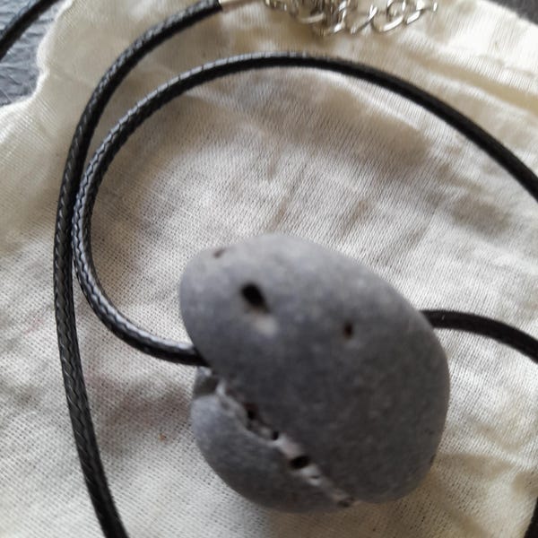 A Huge Heavy Hag Stone With Fossilized Communal Coral From Ireland ...