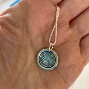 CIRCLE OF INTENTION Tiny Greek Key Silver Charm - Etsy