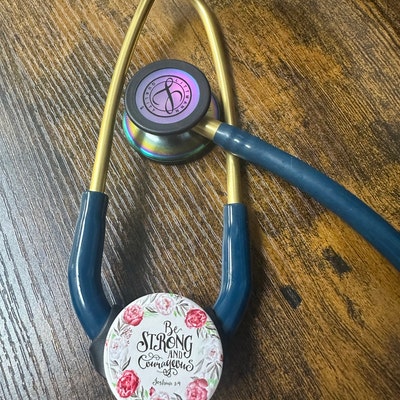 Bible Verse Stethoscope ID Tag, Choose From 24 Verses, Cardiology ...