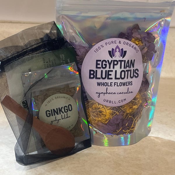 Triple Lotus Pre-ground Blend • Egyptian Blue Lotus + Sacred White ...