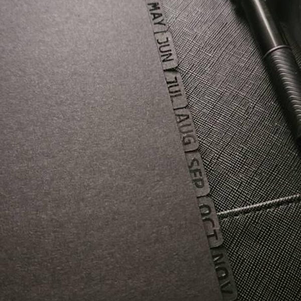 A5 Binder Faux Leather Organiser Planner| Personalised Style Planner ...