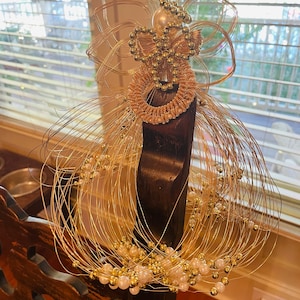 Handmade Angel Christmas Tree Topper, Table Centerpiece Gift - Etsy