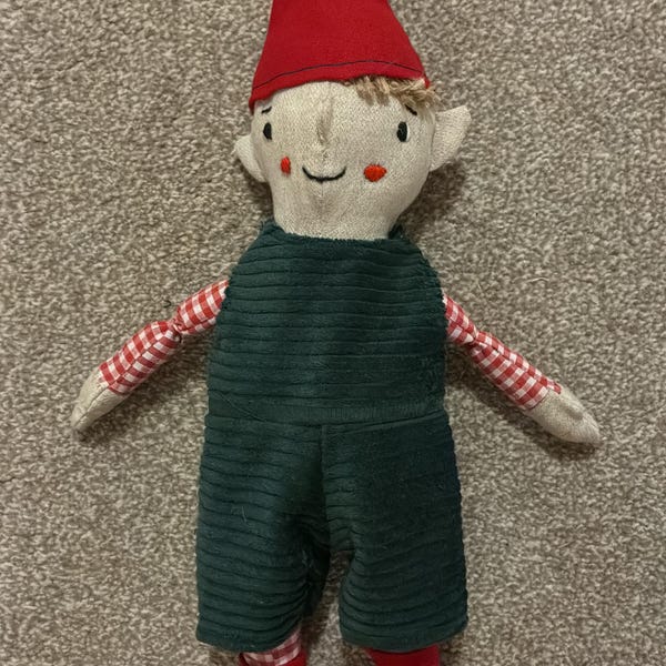 Christmas Elf Sewing Pattern: 12" Stuffed Doll Tutorial (PDF) - Etsy