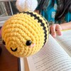 Star Mini Squishable Pillow Plushie Soft Chenille Crochet Yellow Cute ...