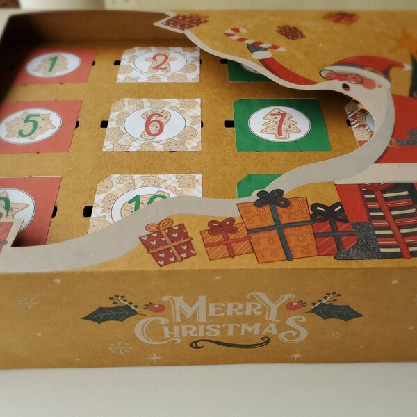 Instant Download Advent Cookie Calendar Tags Numbers, Christmas ...
