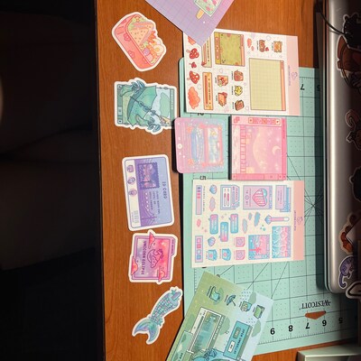 Mailbox Cute Aesthetic Vinyl Sticker Valentines Day - Etsy