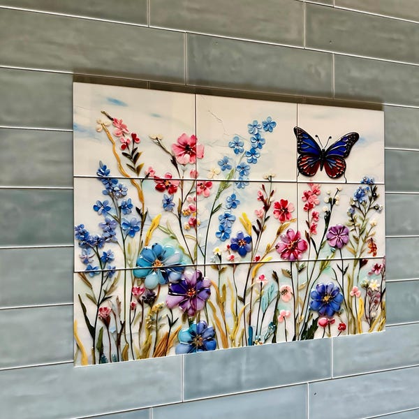 White Dove Ceramic Tile, Bird Accent Tile - Etsy