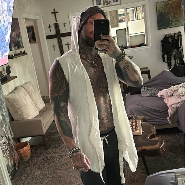 Unisex Black Postapocalyptic Vest, Burning Man Music Festival ...