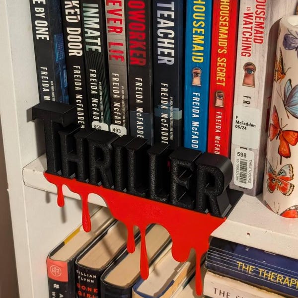 Romance Bookshelf Sign Library Book Lover Gift Custom Colors Book Club ...