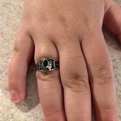 Customized Sterling Silver High School and College Class Ring Classic ...